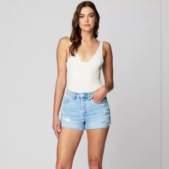 Shorts | Blank Nyc The Barrow Denim Vintage High Rise Shorts Cutoffs ...